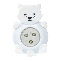 3 LED ANIMAL SHAPED STICK-ON PUSH LIGHT, CAT | L'Image Home Products