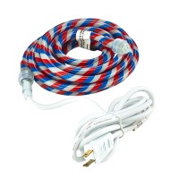 12' RED, WHITE, BLUE FLEXIBLE ROPE LIGHT | L'Image Home Products