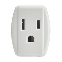 3 OUTLET CUBE SHAPED GROUNDED WALL TAP | L'Image Home Products