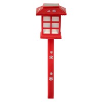 15" SOLAR LED LANTERN WITH SNOWFLAKE HOLIDAY PRINT - Seasonal & Novelty ...